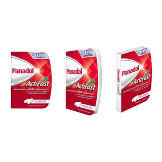 Panadol Actifast 500mg 10s (Travel Pack / Compact Pack) Absorbed 2X as ...