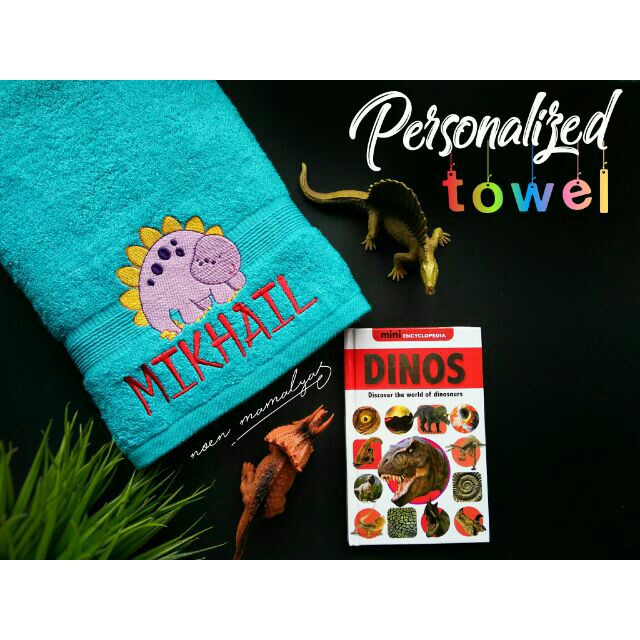 TUALA SULAM NAMA SULAM KARTUN PERSONALIZED TOWEL TUALA COMEL - KID SIZE ...