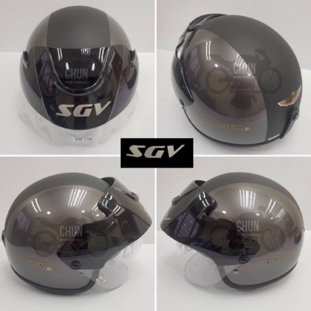 Motor Helmet SGV Cruiser (Ready Stock) (100% Original) | Shopee Malaysia