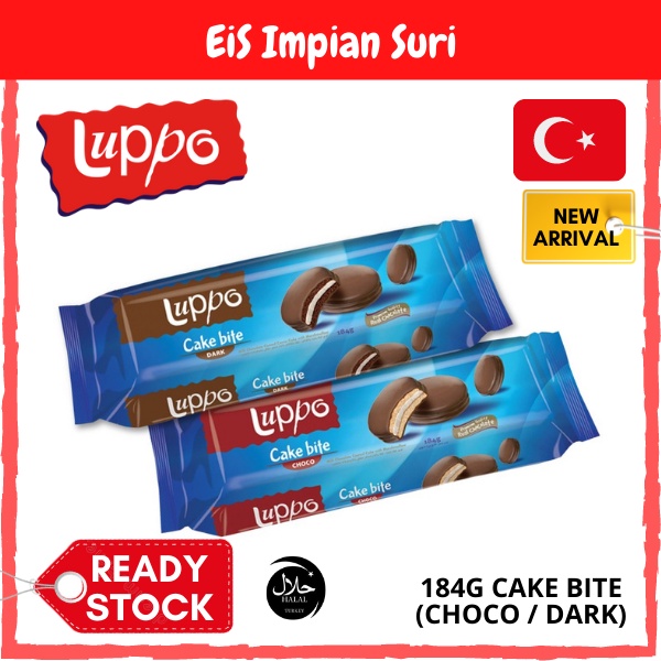 (Ready Stock!!) Luppo Chocolate Cake Bite Choco / Dark 184G Luppo ...