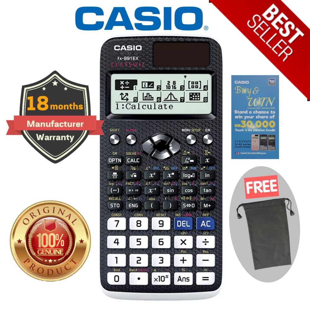 Genuine Casio FX-991EX ClassWiz Series Scientific Calculator For School ...