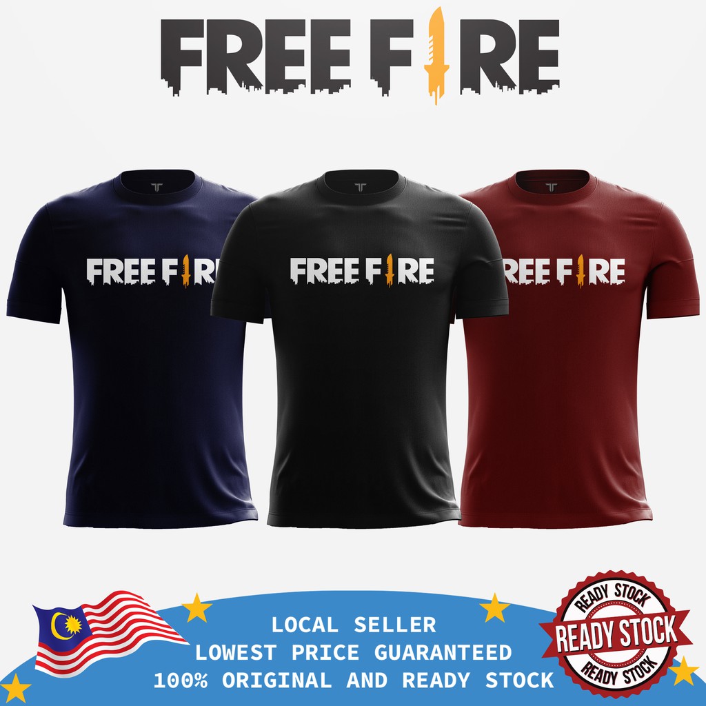 BAJU GAME - FREE FIRE EDITION | Shopee Malaysia