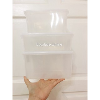 Toyogo Transparent Storage Box 3Sizes Plastic Container for food ...