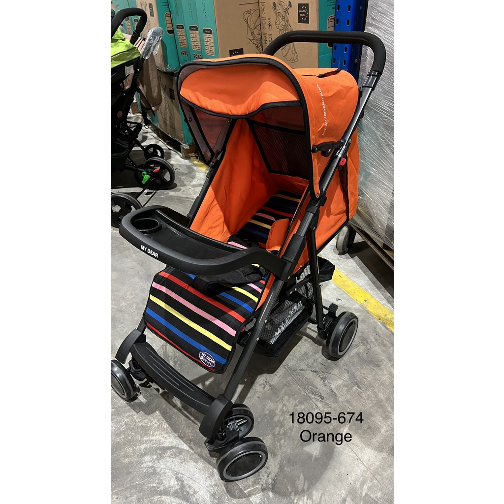 My Dear Baby Stroller/My Dear 18095-674 Orange [Display unit] | Shopee ...