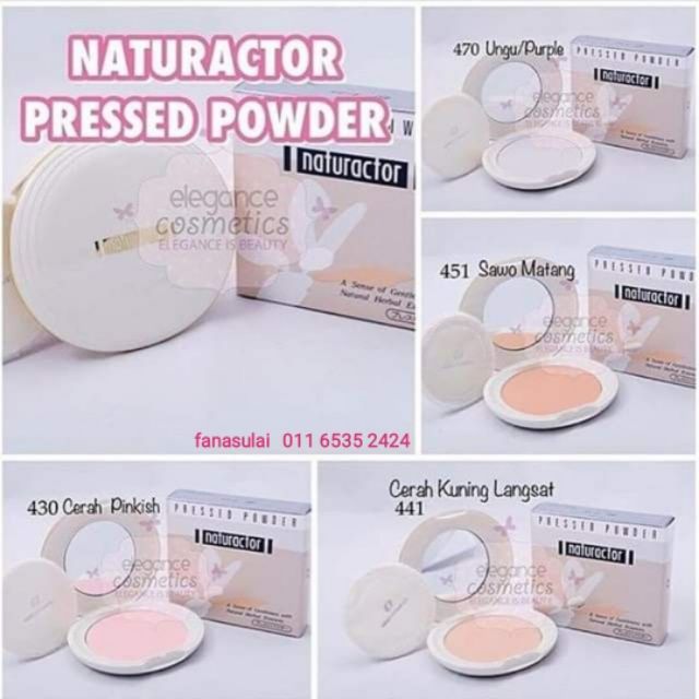 Naturactor Pressed Powder Made in JAPAN | Shopee Malaysia