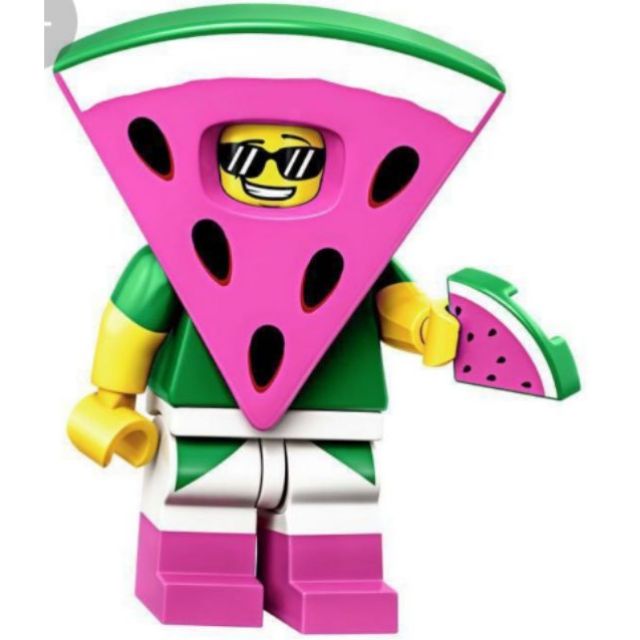 Lego 71023 Lego Movie 2 Minifigure No 8 - Watermelon Dude Guy | Shopee ...