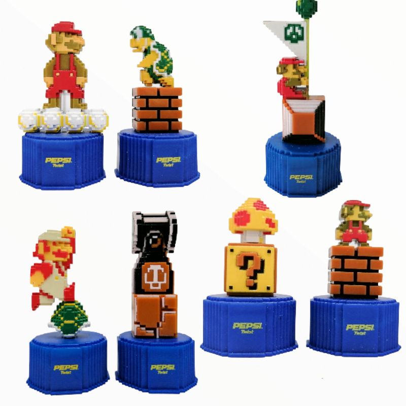 Original Nintendo super Mario Pepsi cap bottle vintage collection with ...