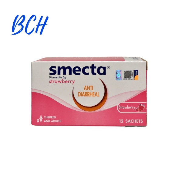 Smecta Anti Diarrheal Strawberry Flavour 12 sachets | Shopee Malaysia