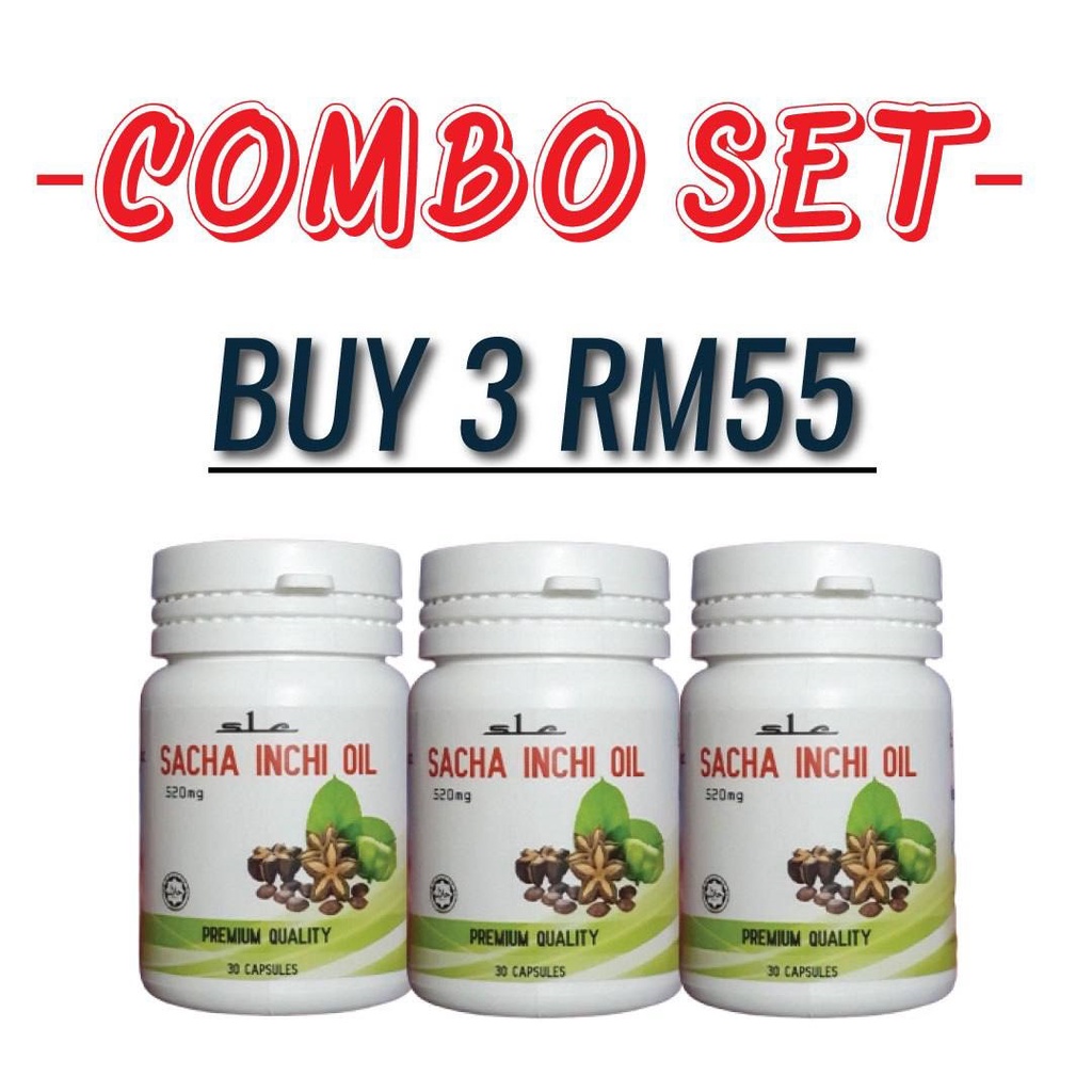 Sacha Inchi Oil capsule Organik 100% | Shopee Malaysia