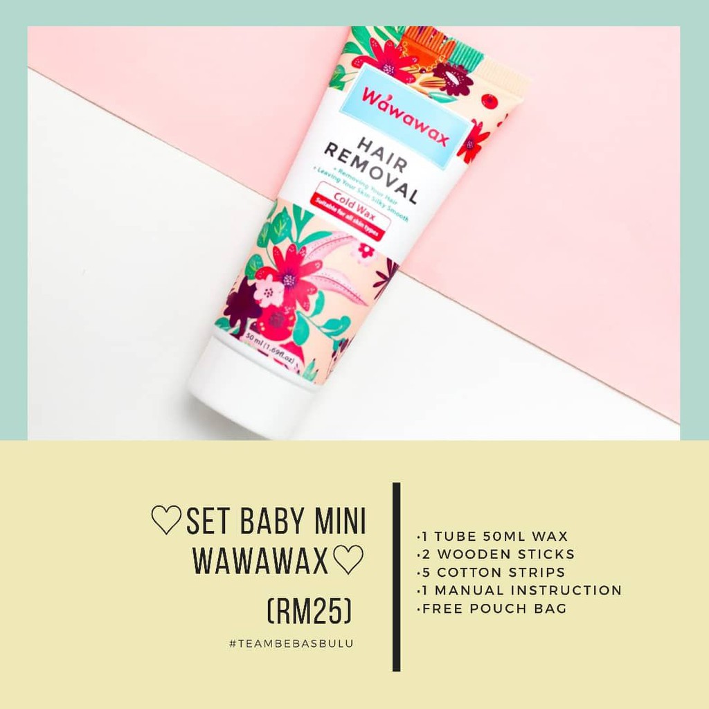 WAWA WAX 50ML (SET BABY MINI WAWAWAX) | Shopee Malaysia