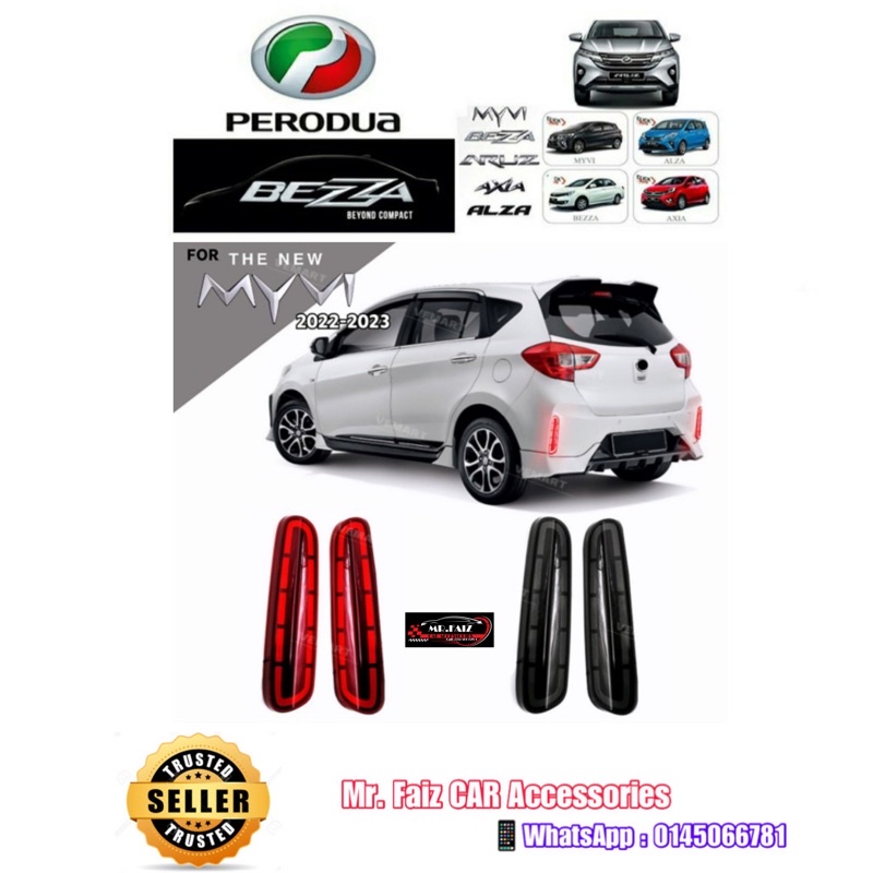 Perodua myvi mg4 mg4 2022 reflectors led light accessories myvi rear ...