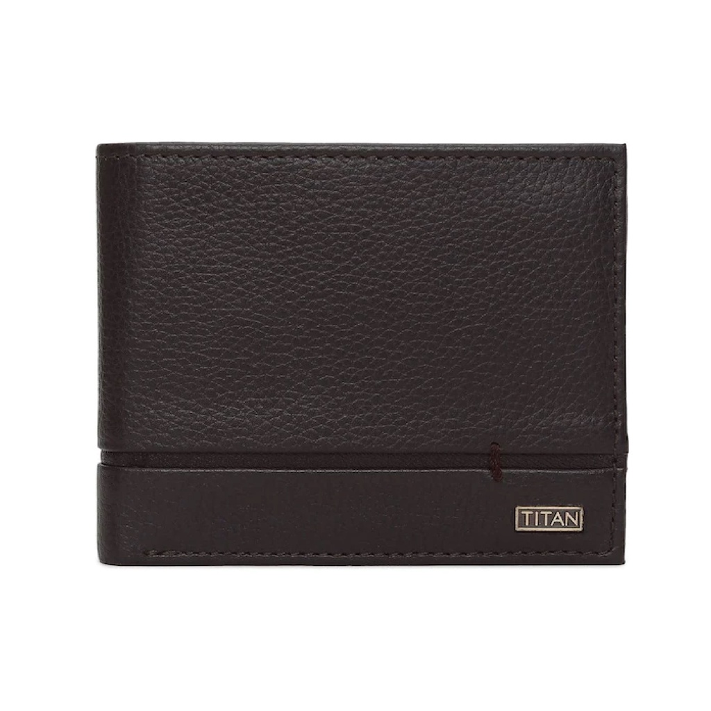 Titan Brown Bifold Leather RFID Protected Wallet for Men TW264LM1BR ...