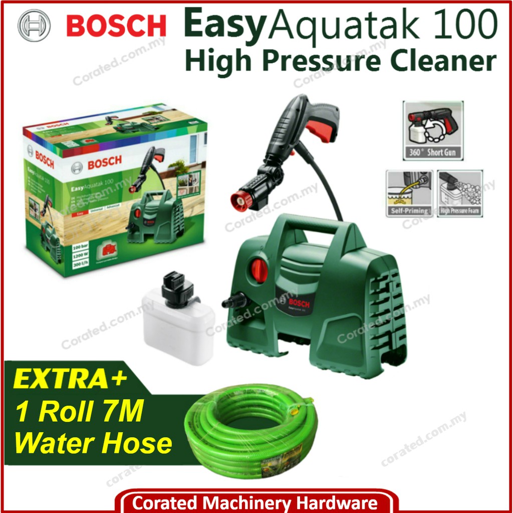 [CORATED] Bosch Easy Aquatak 100 High Pressure Cleaner Water Jet Washer ...