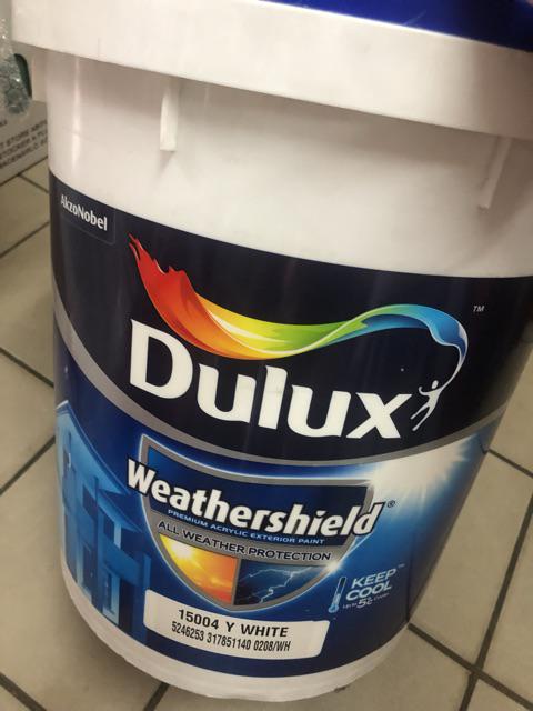 18LT DULUX WEATHERSHIELD - 15004 (WHITE) 18 LITER DULUX WEATHERSHIELD ...