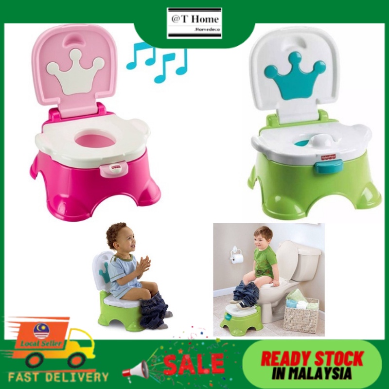 Fisher Price 3 in 1 Royal Step Stool Baby Potty / Latihan berak baby ...