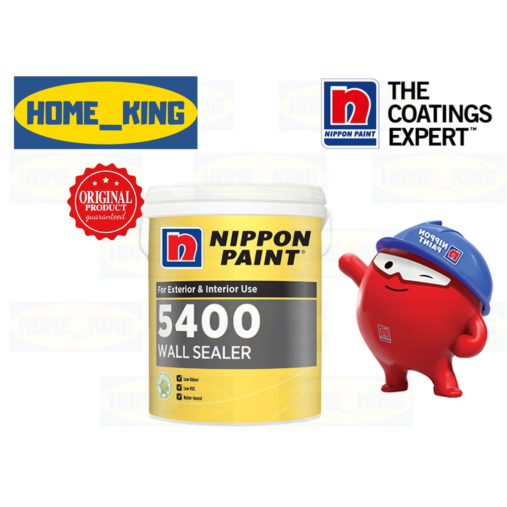 [100% ORIGINAL] 5LT Nippon Paint Vinilex 5400 Wall Sealer (Waterbased ...