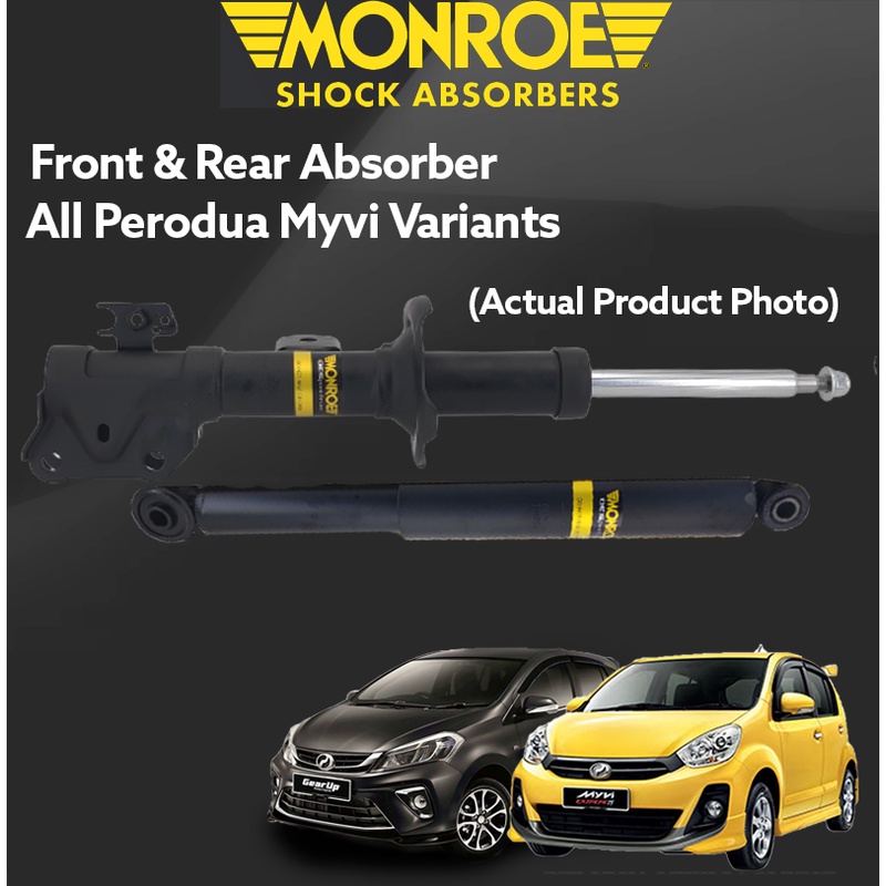 Perodua Myvi 2005 2011 2018 2022 3rd Gen Lagi Best Original Monroe Front and Rear Shock Absorber ...