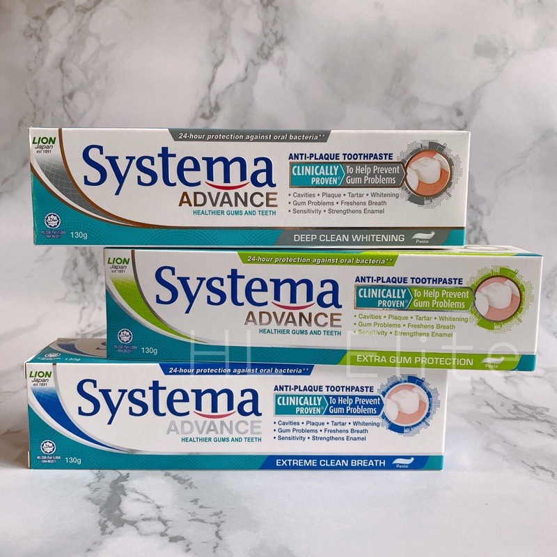SYSTEMA Advance Anti-plaque Toothpaste (130g) EXP: 2024 | Shopee Malaysia