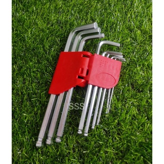 ALLEN KEY TOOLS SETS 9PCS SPANAR ALLEN KEY ALANKEY SET UNIVERSAL ELENKI ...