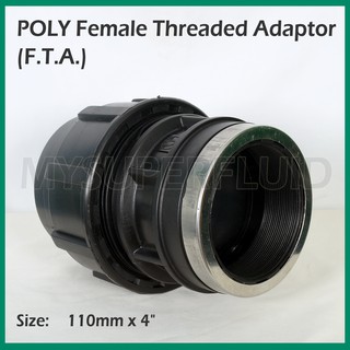 POLY FITTINGS HDPE [110MM X 4INCH] POLY FTA | Shopee Malaysia