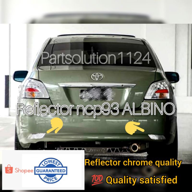 TOYOTA VIOS REAR REFLECTOR LAMP STOP BRAKE TAIL LIGHT LAMP FOR VIOS ...