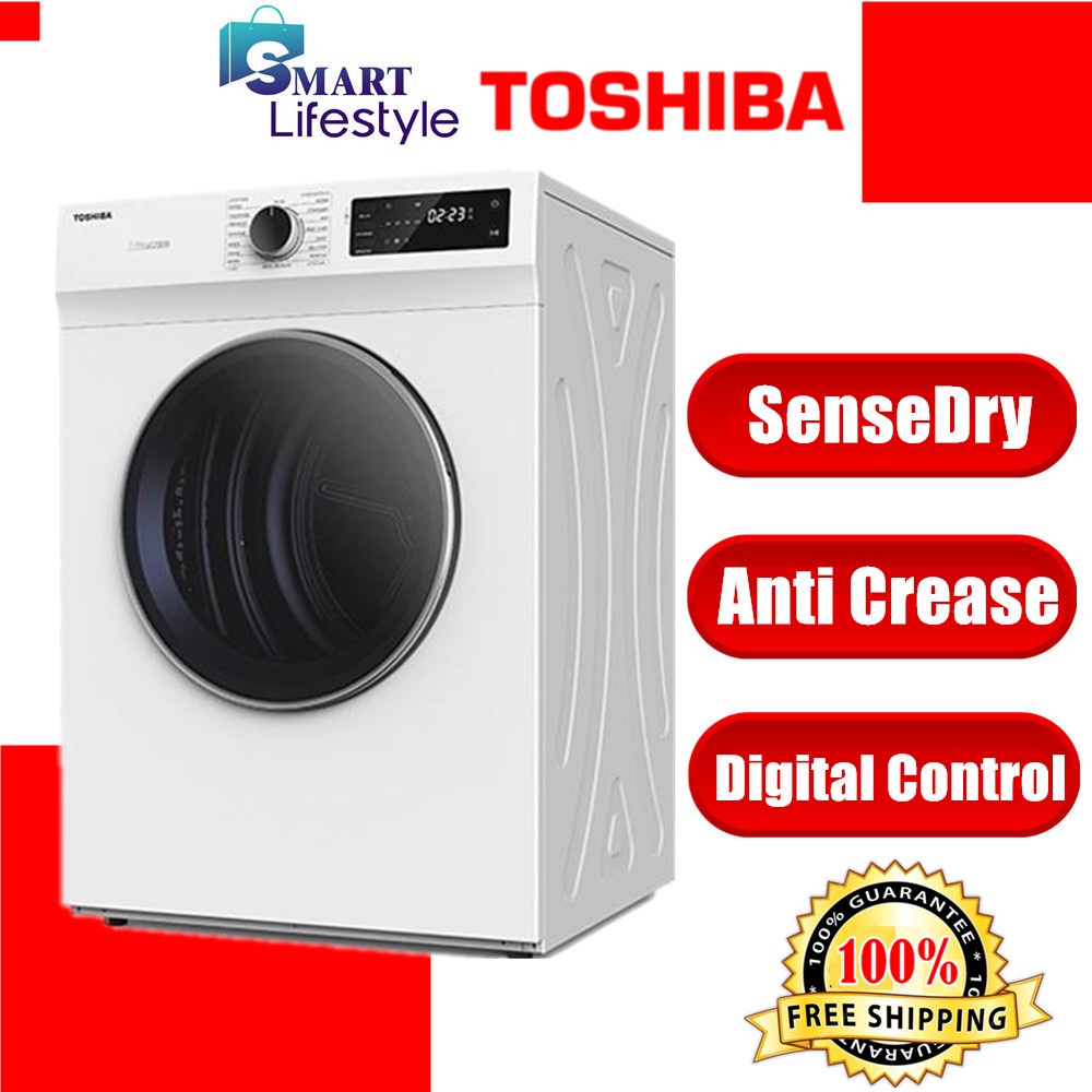 TOSHIBA SENSEDRY™ TUMBLE DRYER (7KG) TD-H80SEM | Shopee Malaysia