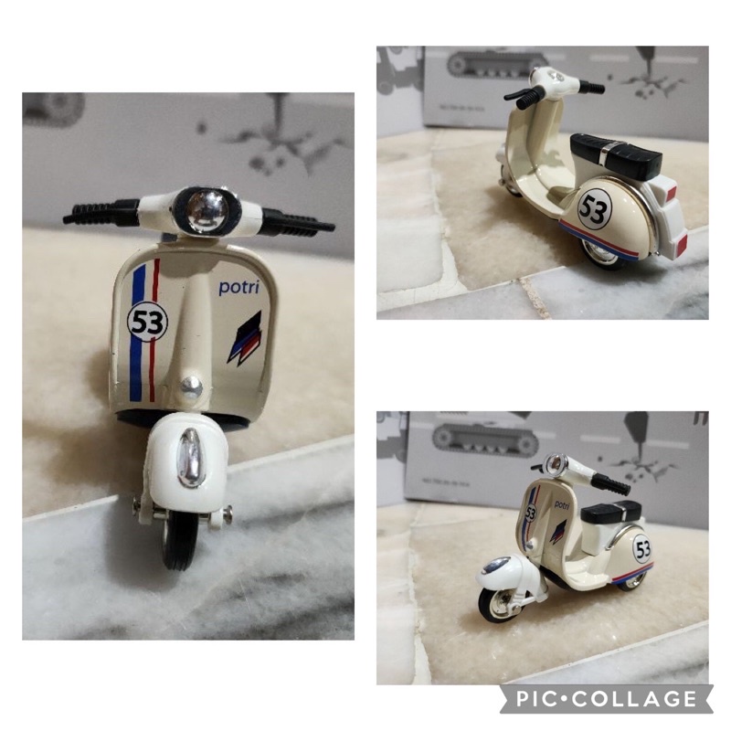 motor vespa diecast model collection body alloy campur plastik | Shopee ...