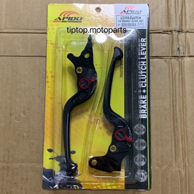 YAMAHA LC135 5SPEED 5S Y15ZR Y15 YSUKU BRAKE AND CLUTCH LEVER SET BLACK BATANG BREK DAN KLAS ...