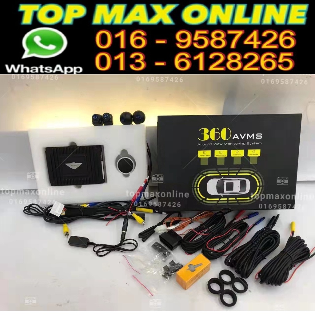 360 AVMS AROUND VIEW MONITORING SYSTEM BIRD VIEW CAMERA | Shopee Malaysia