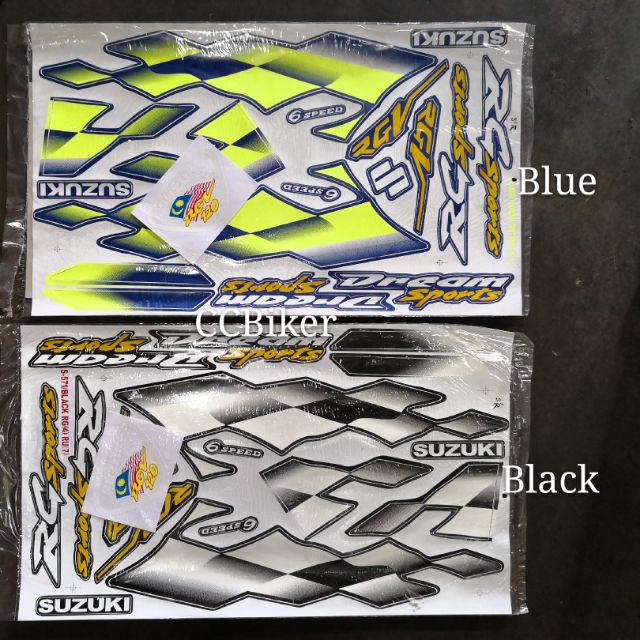 Suzuki RG Sports Dream / RGV 120 (4) Body Sticker | Shopee Malaysia