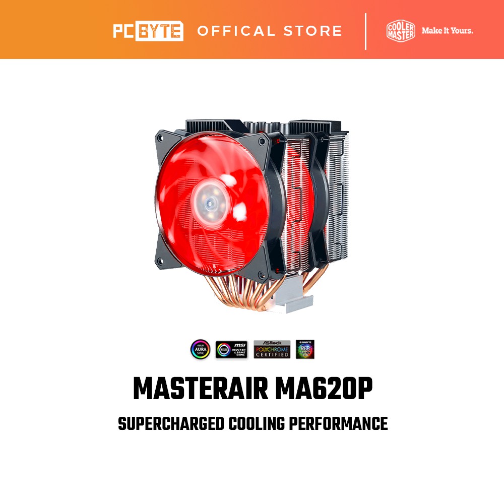 Cooler Master MasterAir MA620P RGB Dual Tower CPU Cooler | Shopee Malaysia