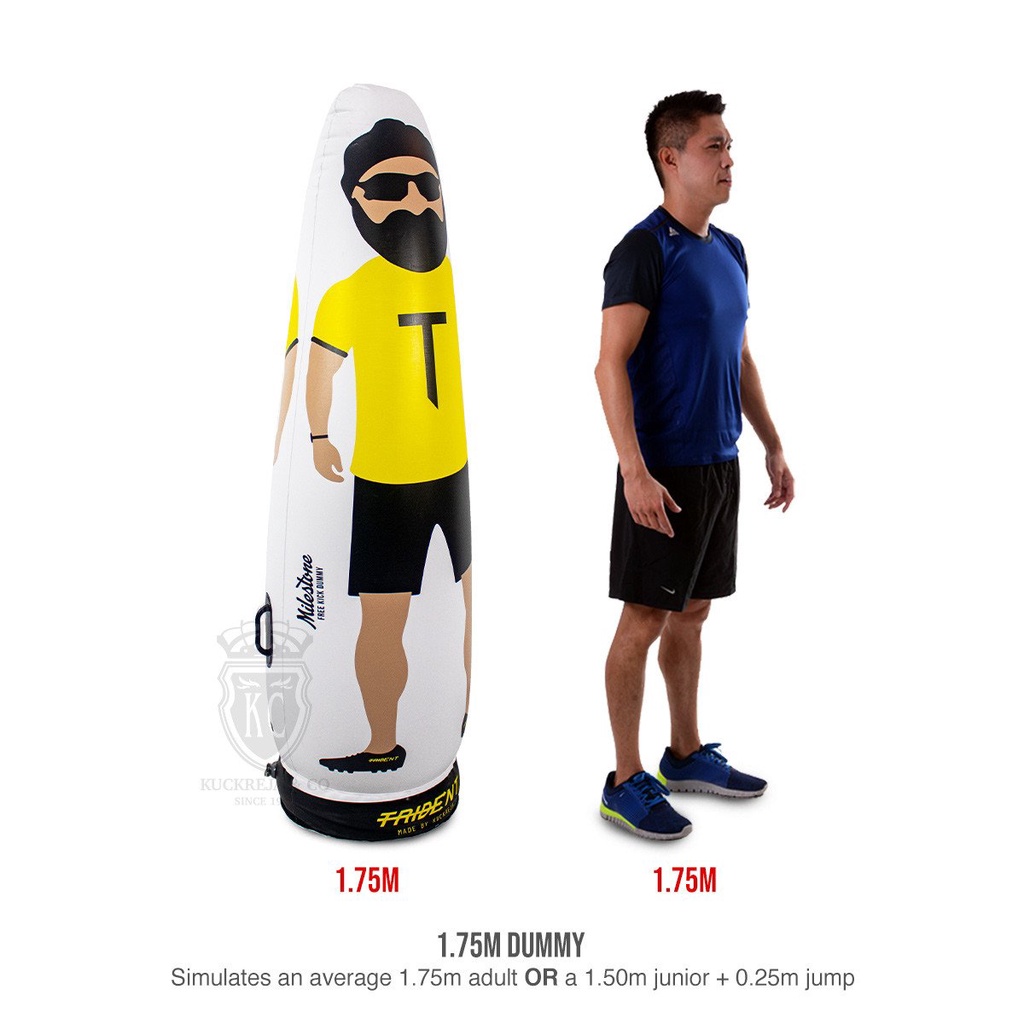 TRIDENT MILESTONE INFLATABLE FREE KICK DUMMY INFLATABLE SOCCER NETBALL ...