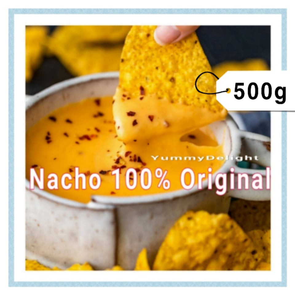 PREMIUM HALAL CHEESE POWDER NACHOS 500G Yellow | Shopee Malaysia