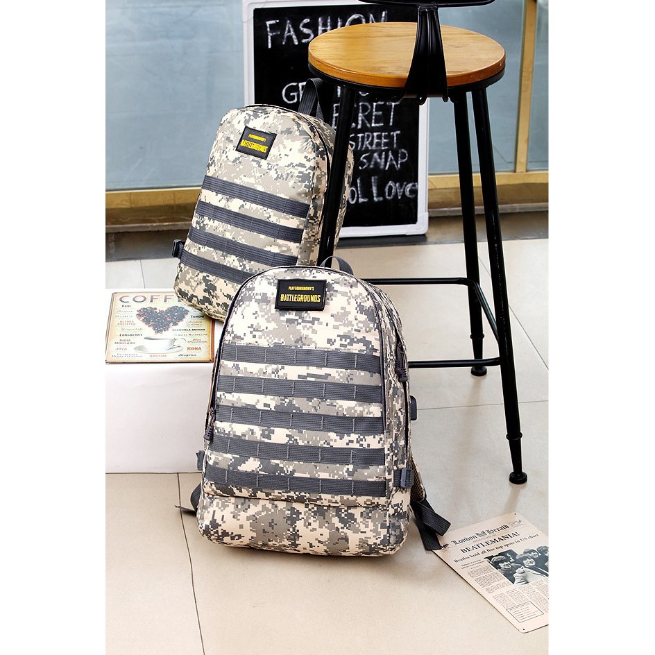 PUBG Level 3 Army Bag Military Tactical Camo Outdoor Sports Backpack Pubg Bag | Shopee Malaysia