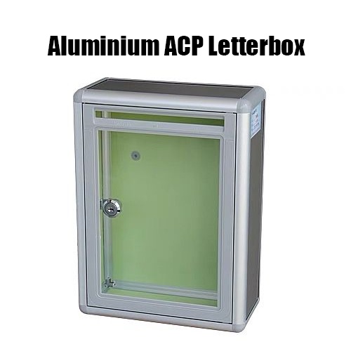 [Ready Stock] Home Office Aluminium ACP Letter Mailbox Post Box With ...