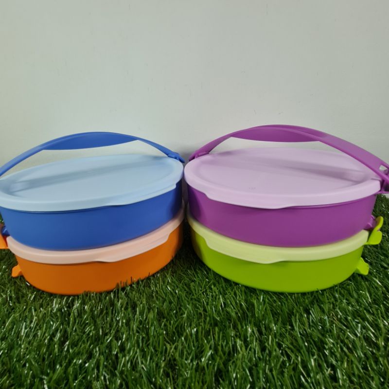 Tupperware Mangkok Tingkat 880ml Bekas Bekal Bekas Tapau | Shopee Malaysia