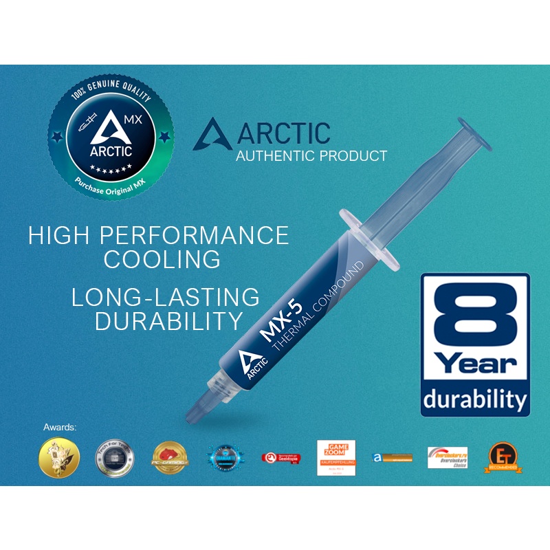 (Ready Stock) Original Arctic MX-5 Thermal Paste / Thermal Compound ...