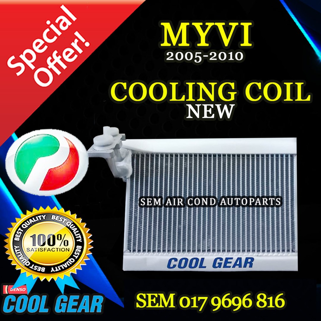 PERODUA MYVI OLD MODEL 2005-2010 YEAR COOL GEAR COOLING COIL ...