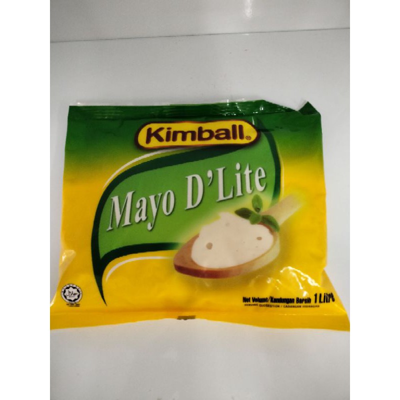 READY STOCK KIMBALL MAYO D'LITE 1L Refill (Mayonese Mayonis) | Shopee ...