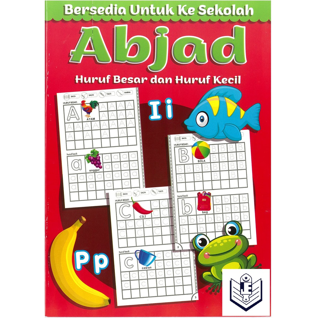 Bersedia Untuk Ke Sekolah Abjad Huruf Besar Dan Huruf Kecil | BeeCost