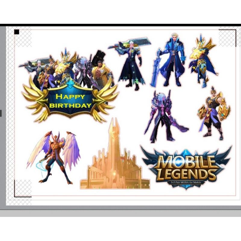 Mobile lagend cake topper | Shopee Malaysia