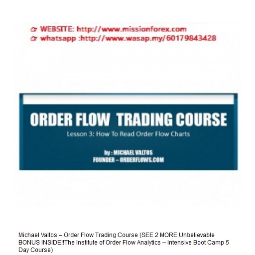 Michael Valtos – Order Flow Trading Course (SEE 2 MORE Unbelievable BONUS INSIDE!!The Institute ...