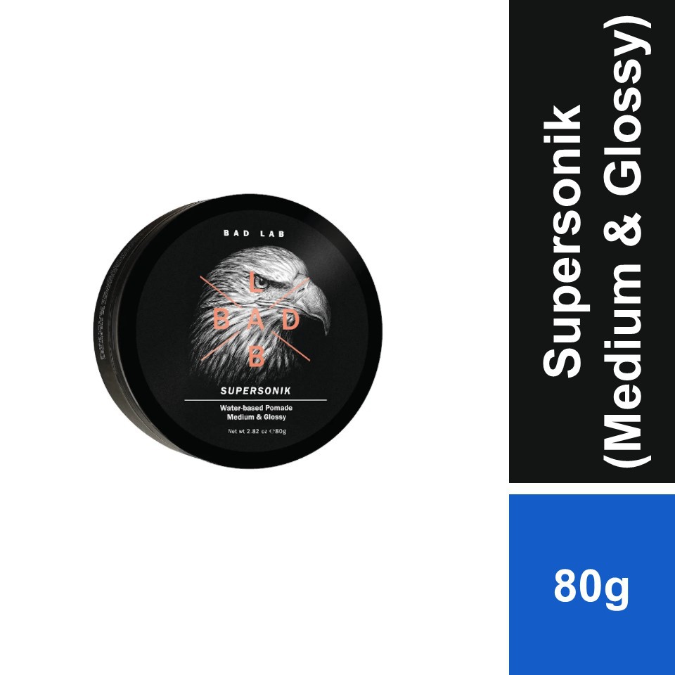 Bad Lab Water-Based Pomade, Medium & Glossy 80g | Shopee Malaysia