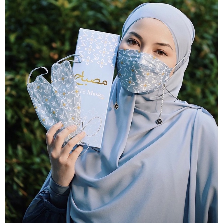 ORIGINAL NUNHA FACE MASK NEELOFA KF94 FACE MASK MARKAZ TIJAARI HEADLOOP [READY STOCK] | Shopee ...