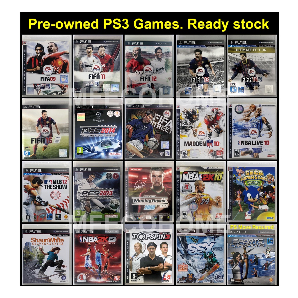 Lot of 7 x PS3 games NBA, MLB, FIFA - munimoro.gob.pe