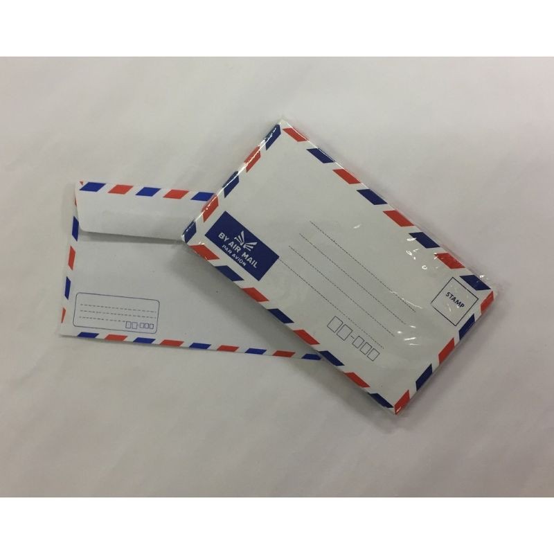 3.5" x 6" Air Mail Envelope / Sampul Surat Air Mail (20'S) | Shopee ...