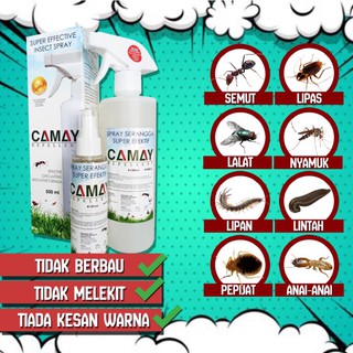 Spray Serangga Bebas Racun Hapus Semut Lipas Lalat Nyamuk Lipan Lintah ...