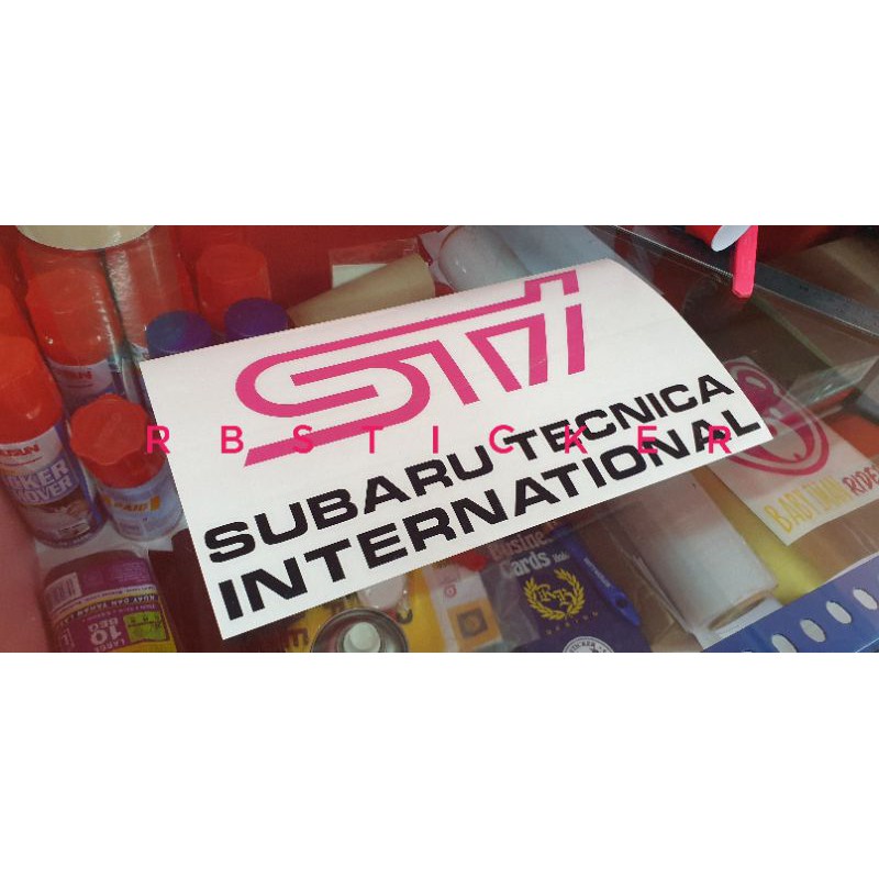 STI CAR STICKER,[READY STOCK] | Shopee Malaysia