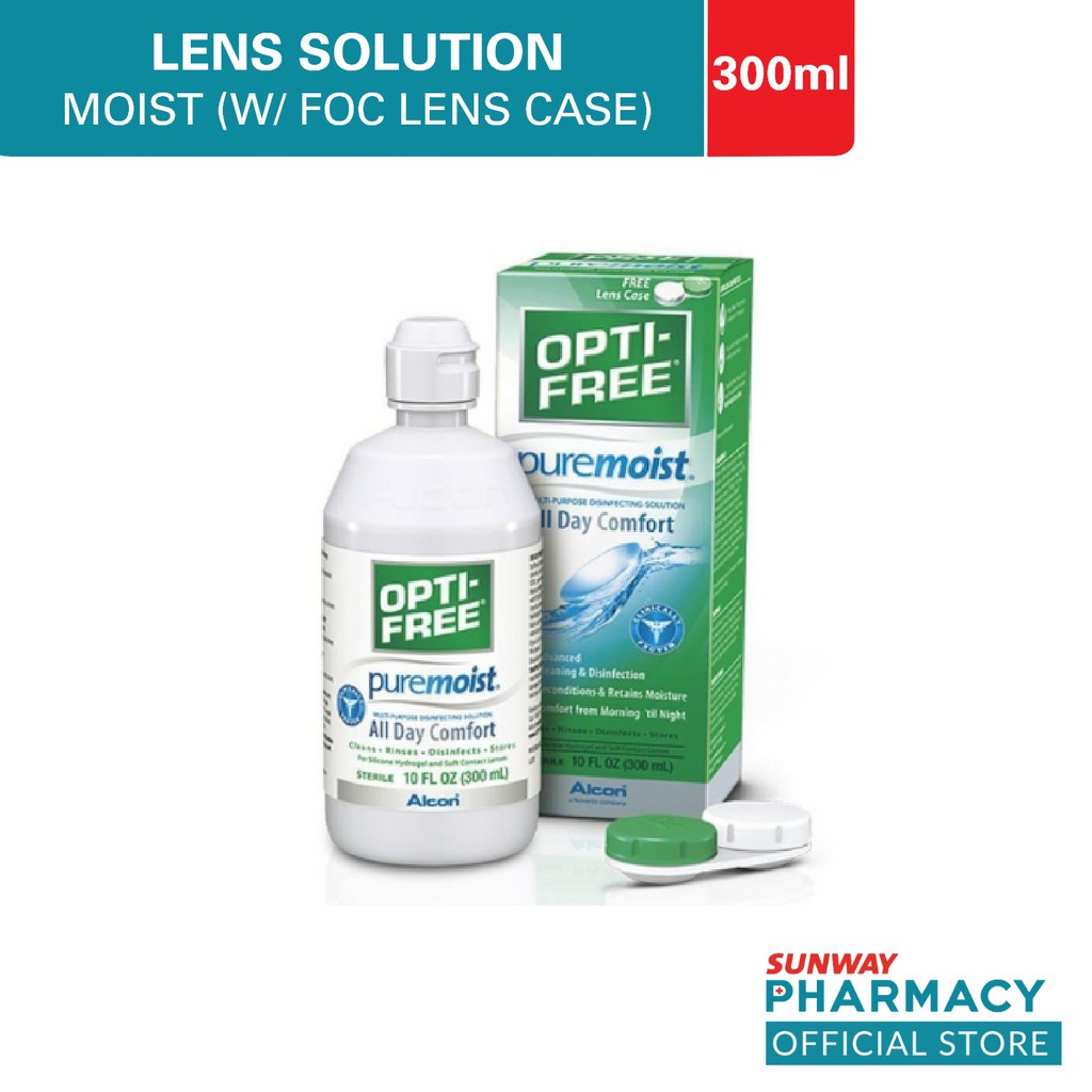 Alcon Opti-Free Pure Moist (300ml) | Shopee Malaysia