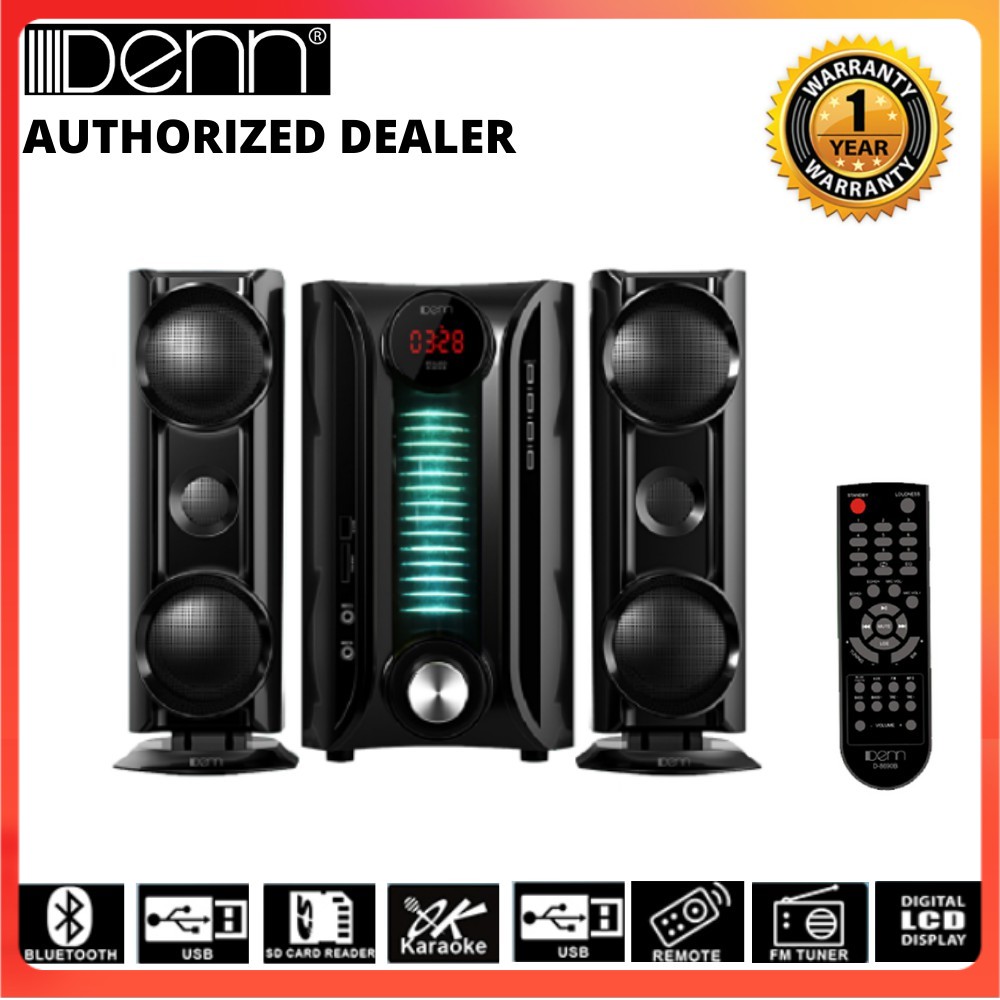 DENN 6.5" FULL FEATURES 2.1 PC AUDIO D-8690B | Shopee Malaysia